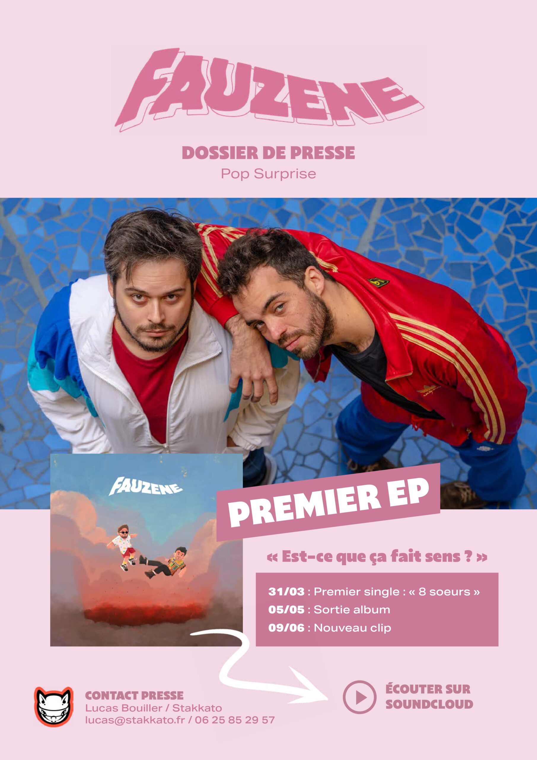 Fauzene : un délicieux objet de pop surprise en français à découvrir ...